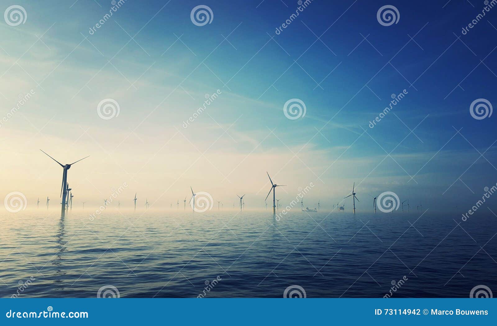 Calm wind stock photo. Image of windfarm, mill, wind - 73114942