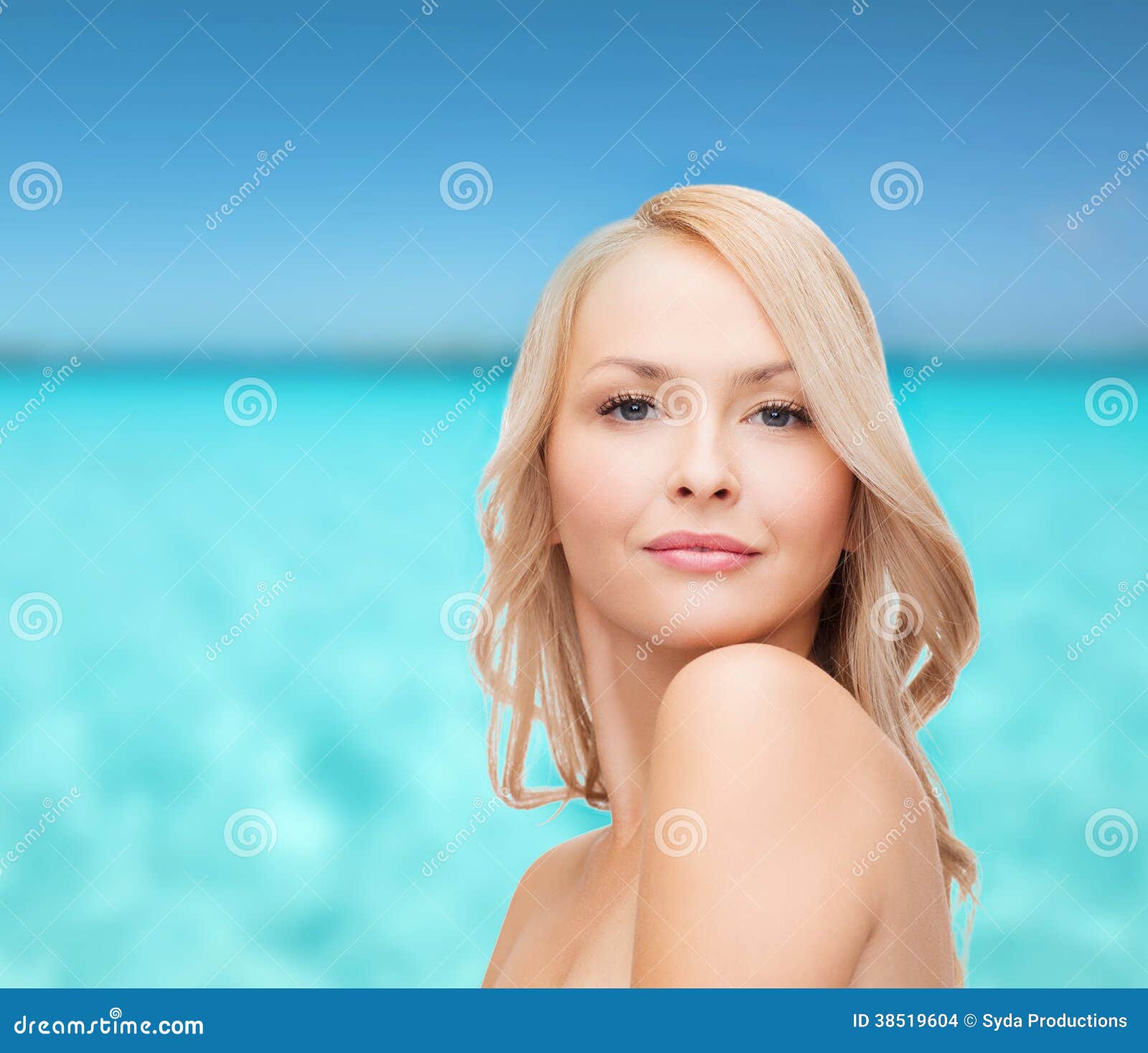 Calm young woman stock photo. Image of fresh, gorgeous - 38519604