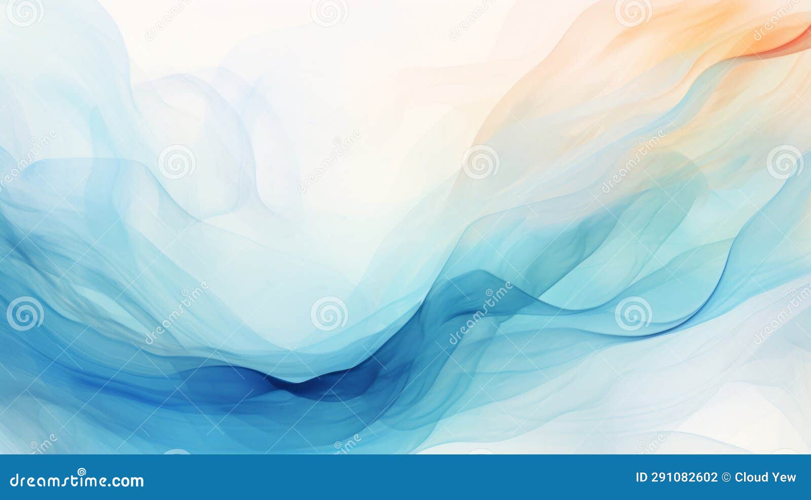 Calming Abstract Artwork Immerses in Aesthetics Stock Illustration ...