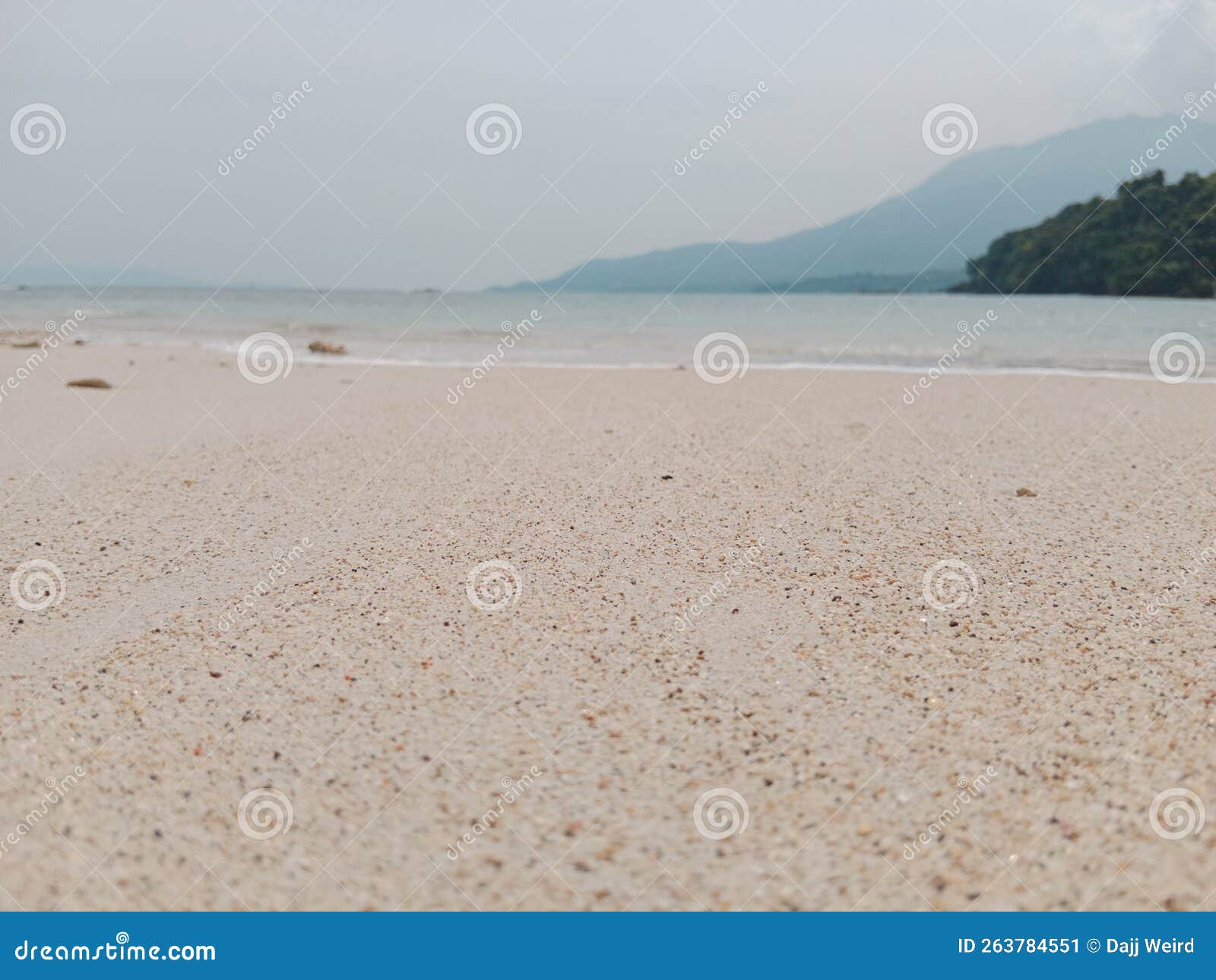 Calming Beach and Sea Peacefully Stock Image - Image of morning ...