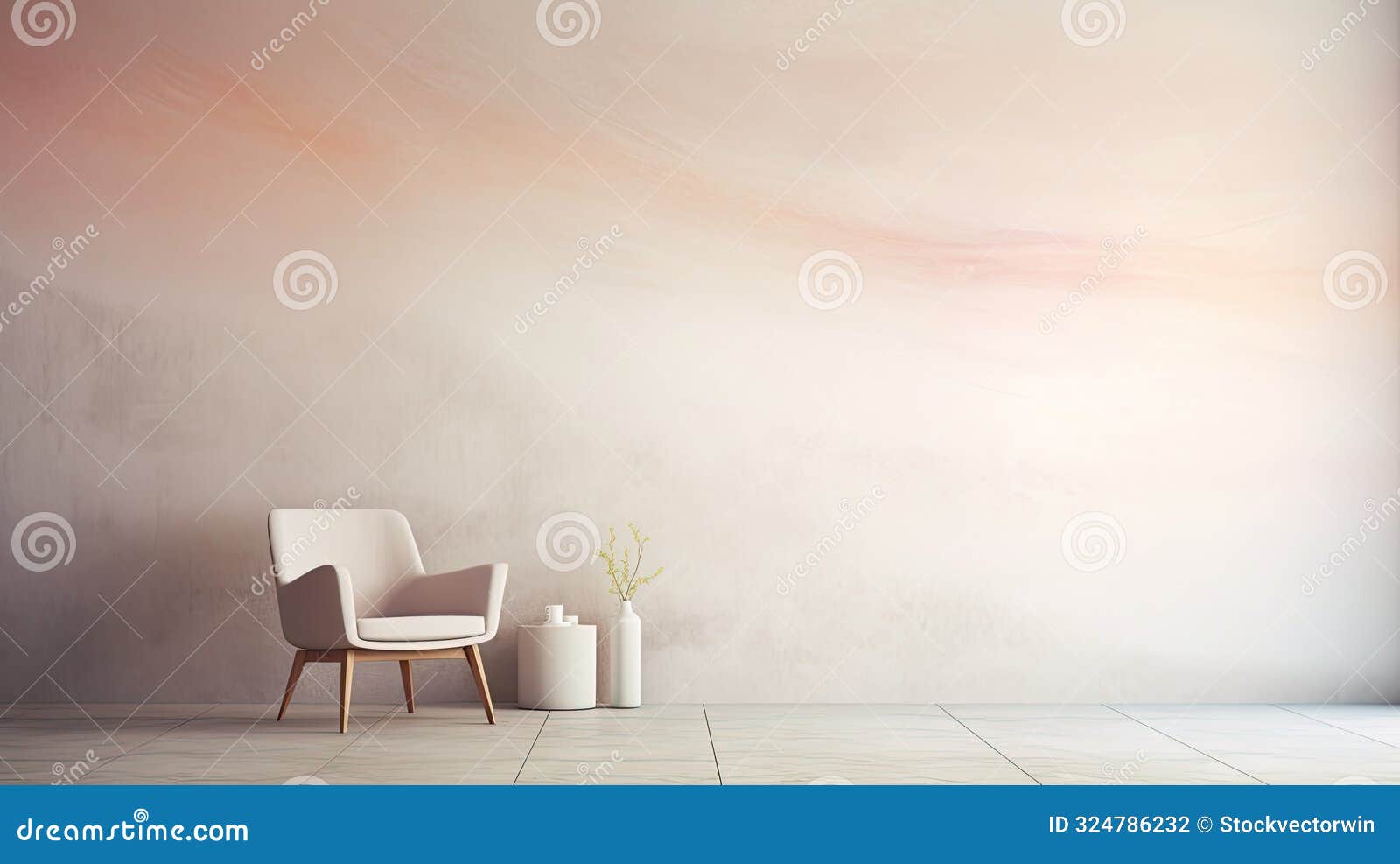 Calming Blurred Wall Texture Interior Stock Illustration - Illustration ...