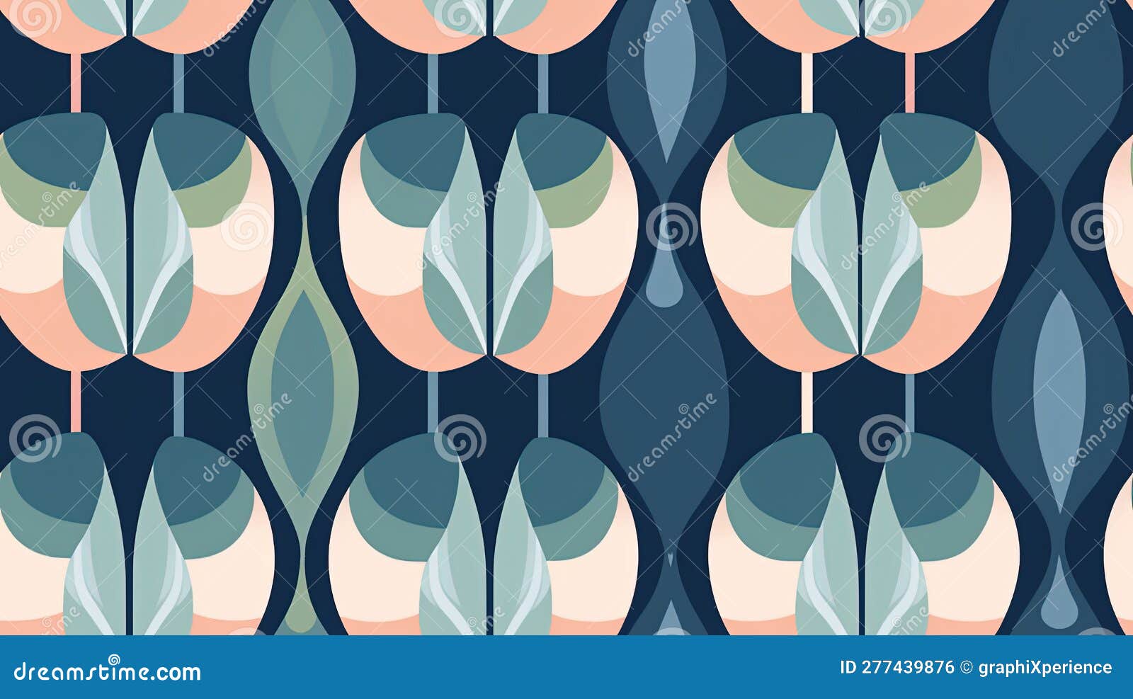 Calming Color Fabric Pattern Design Stock Illustration - Illustration ...