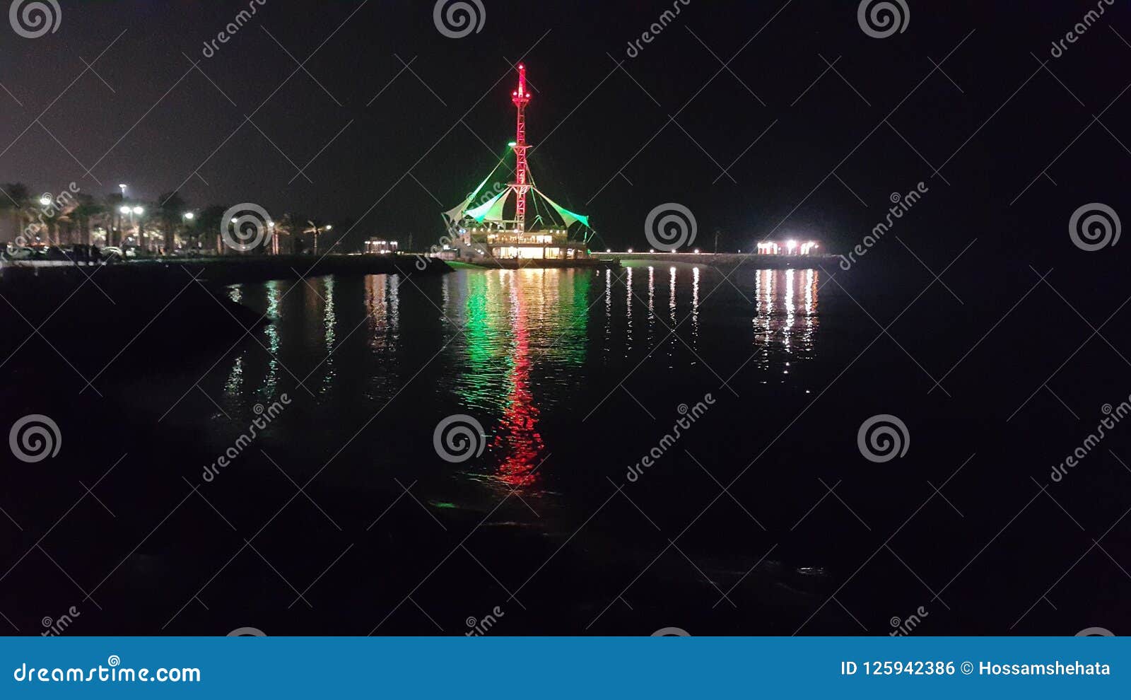 Kuwait Night stock photo. Image of kuwait, hossam, gulf - 125942386