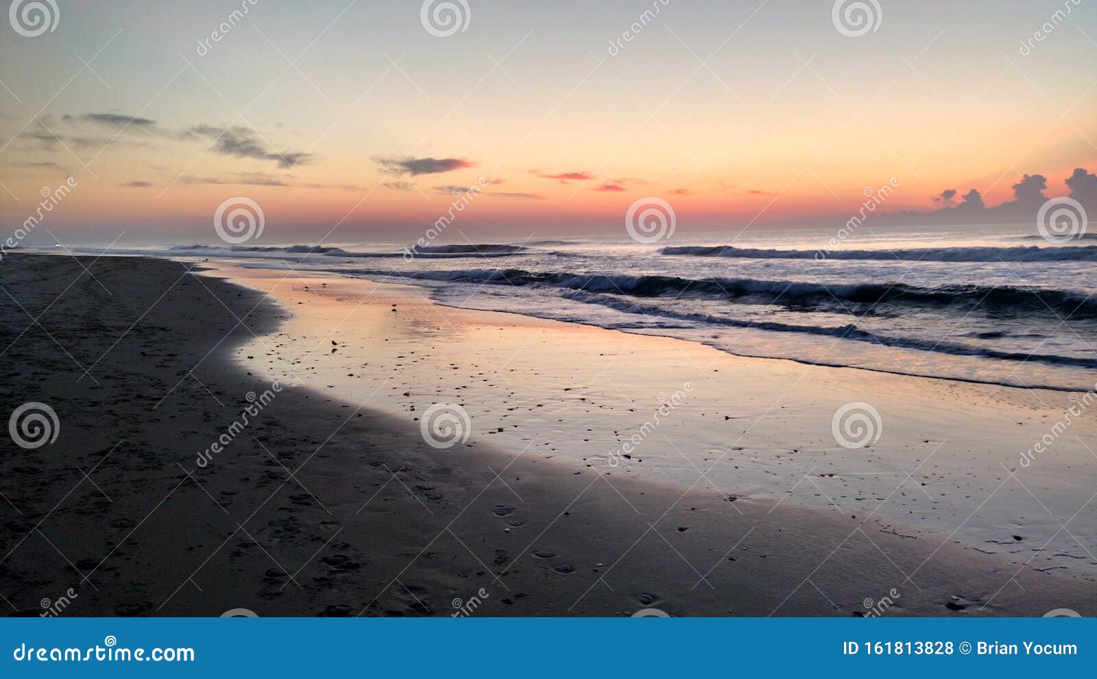 Calming seas stock photo. Image of ocean, calming, sand - 161813828