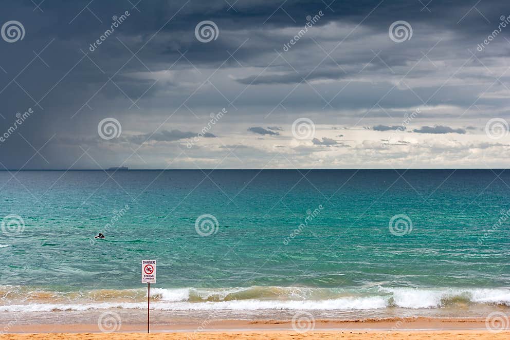 Calming Storm stock image. Image of ocean, calming, sand - 84974571
