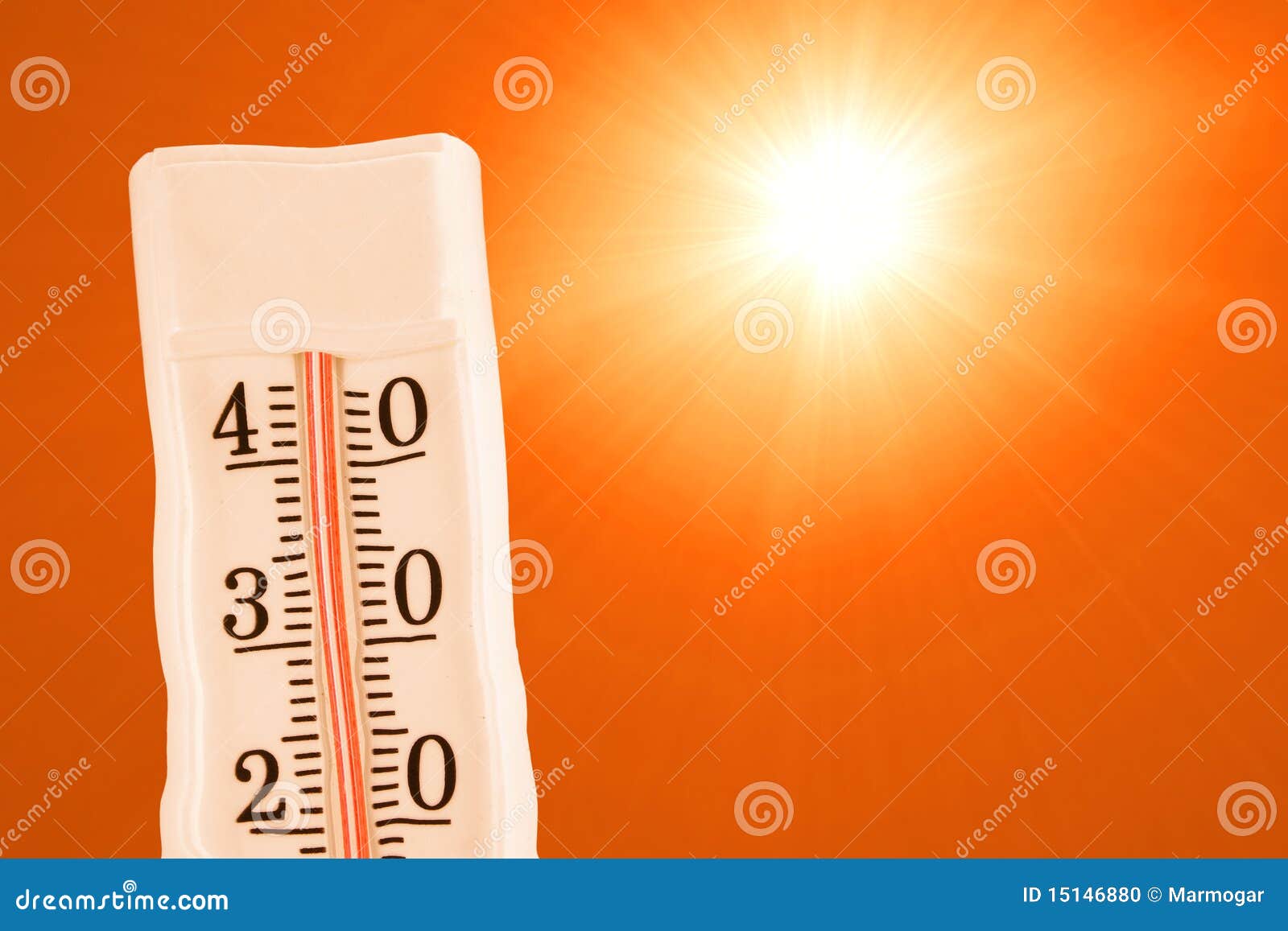 Calor extremo del verano foto de archivo. Imagen de rojo - 15146880