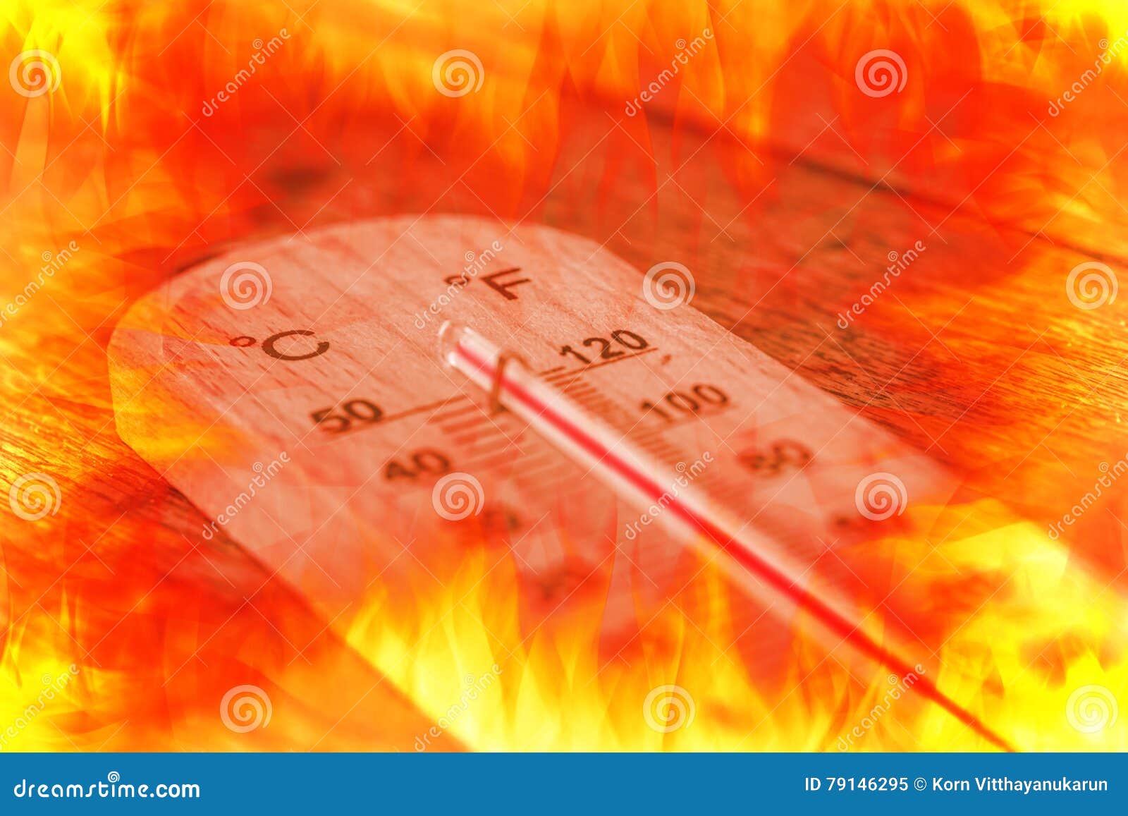 Calore Caldo Di Ora Legale Sopra Fuoco Immagine Stock - Immagine di ...