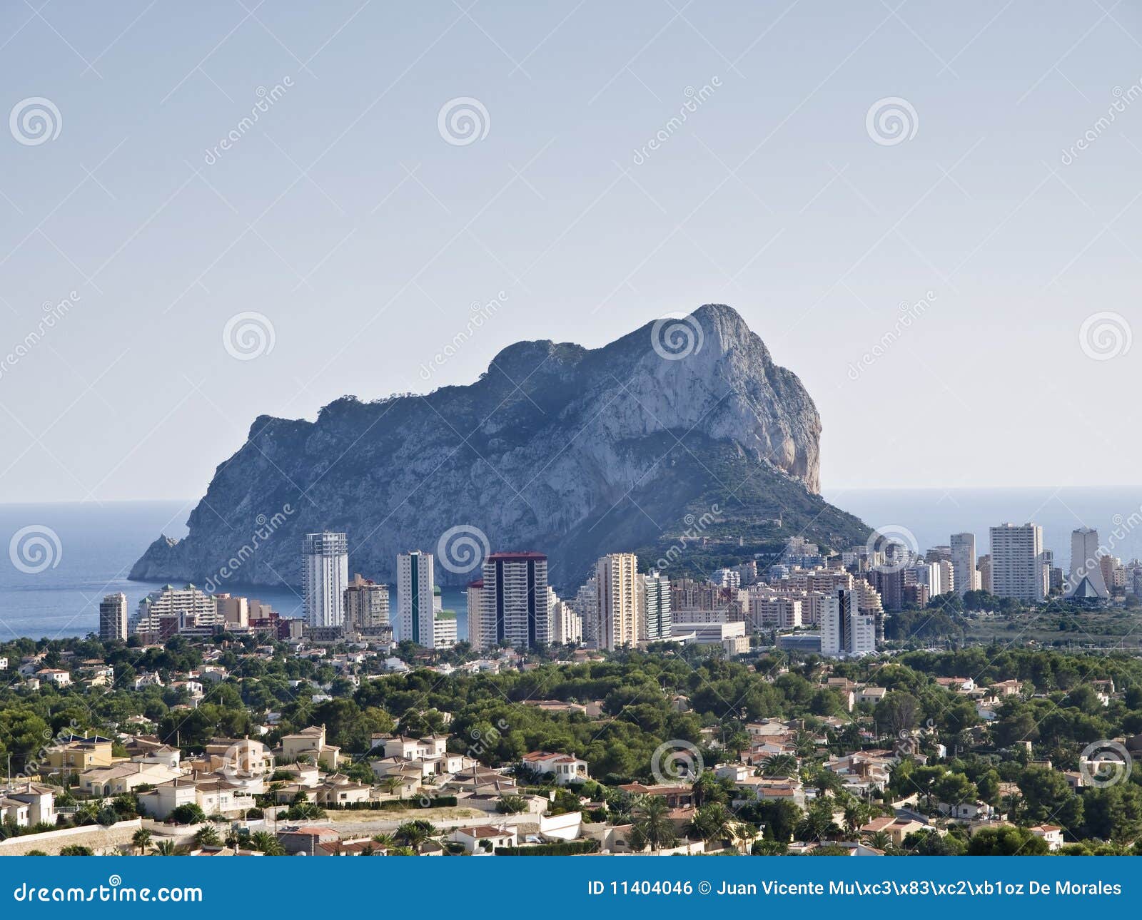 Calpe Ifach foto de archivo. Imagen de marejada, paisaje - 11404046