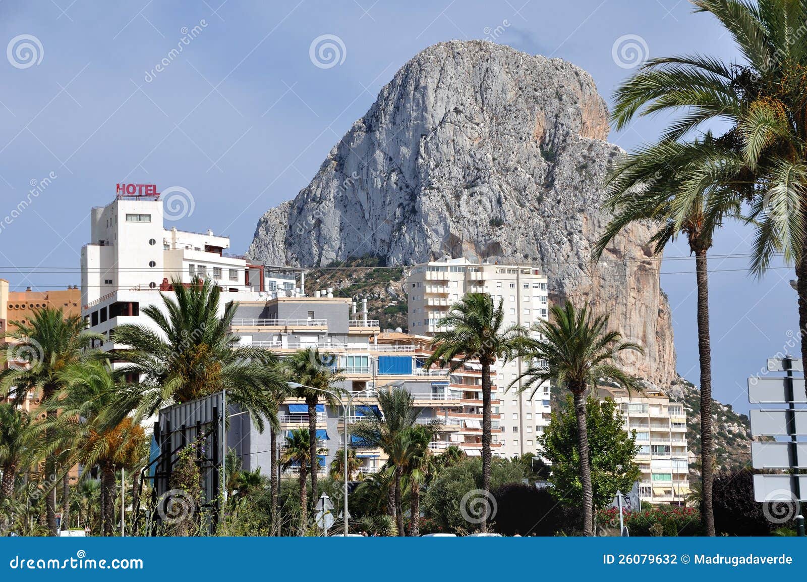 Calpe and the Penon De Ifach Editorial Photography - Image of ...