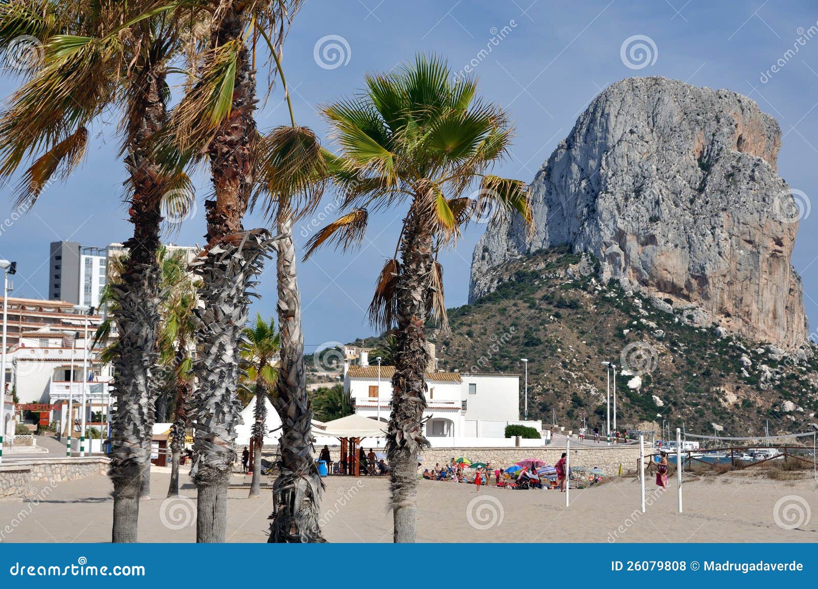 Calpe and the Penon De Ifach Editorial Stock Photo - Image of blanca ...