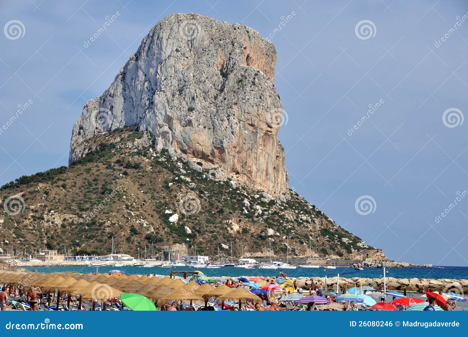 Calpe and the Penon De Ifach Editorial Photo - Image of penon ...