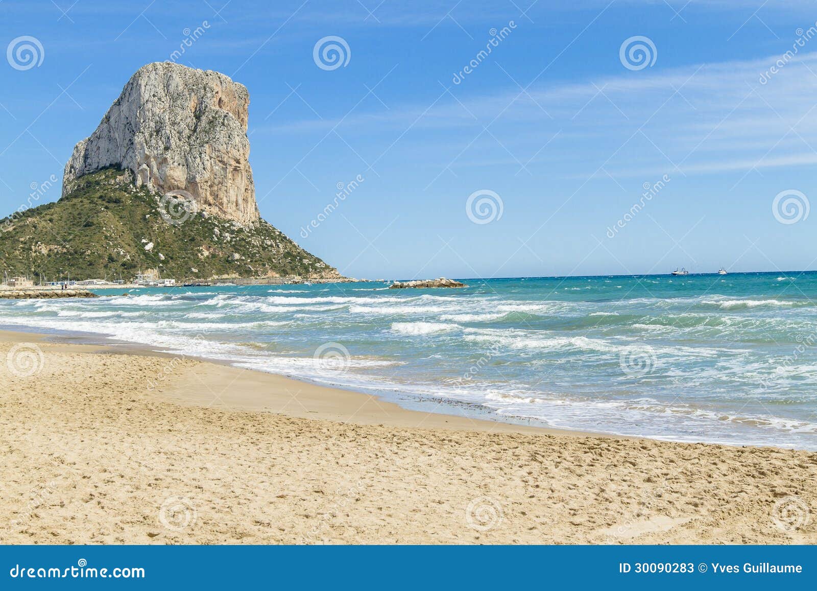 Penon de Ifach - Calp stock image. Image of paysage, landscape - 30090283
