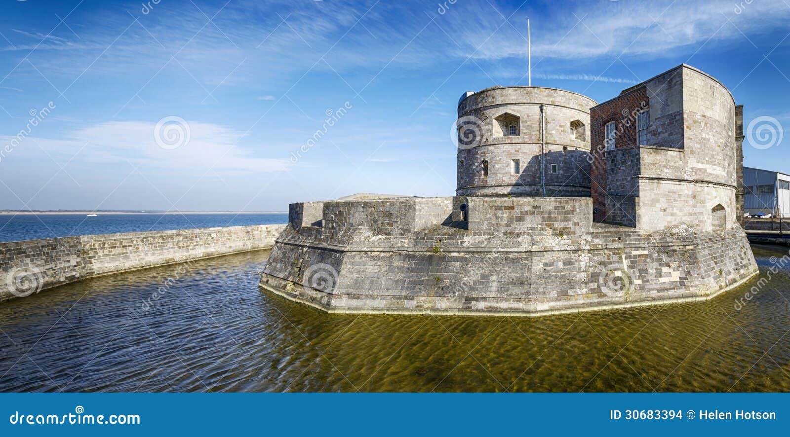 Calshot Castle stock photo. Image of military, henry - 30683394