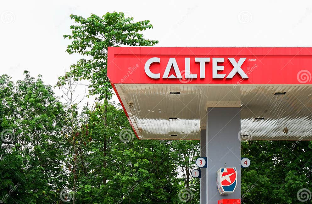 CALTEX редакционное изображение. изображение насчитывающей знак - 96499295