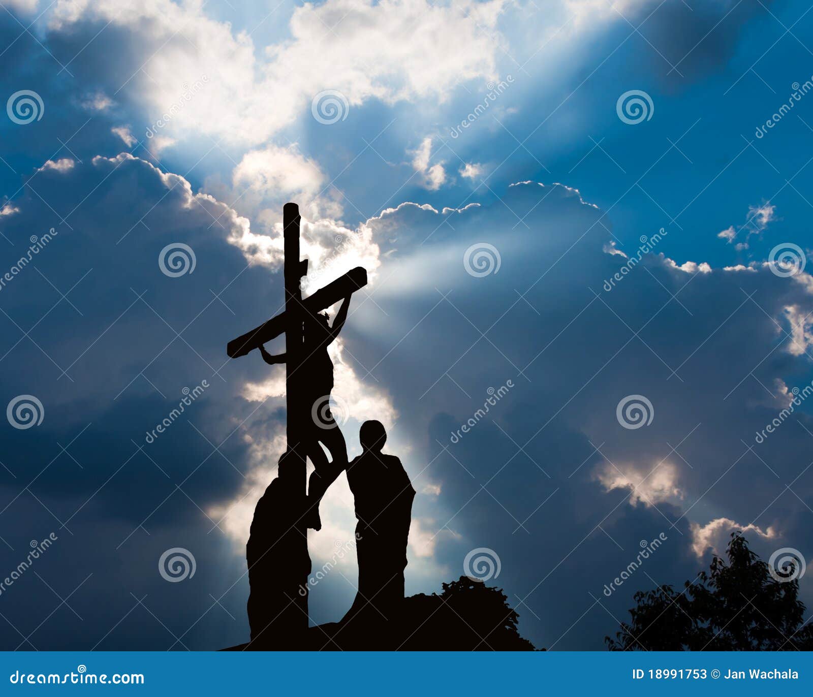 Calvary stock image. Image of heaven, glory, christianity - 18991753