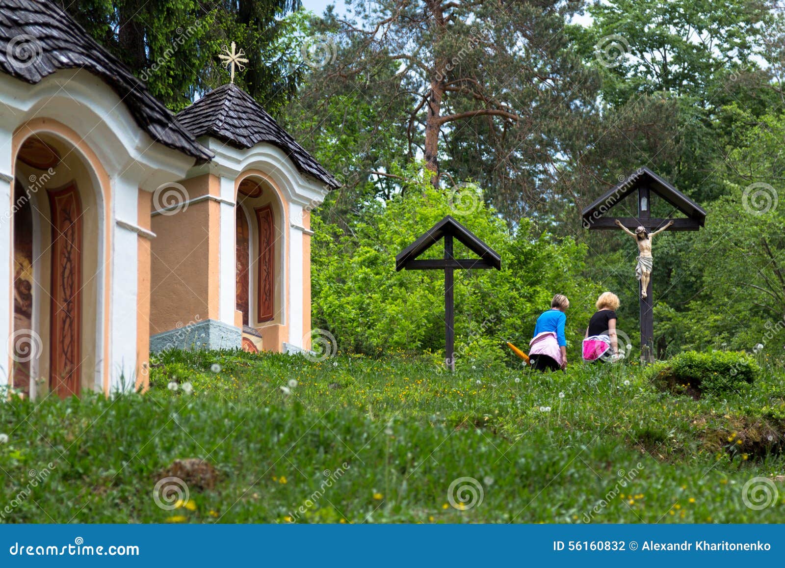 Calvary. stock photo. Image of calvari, hiking, historic - 56160832