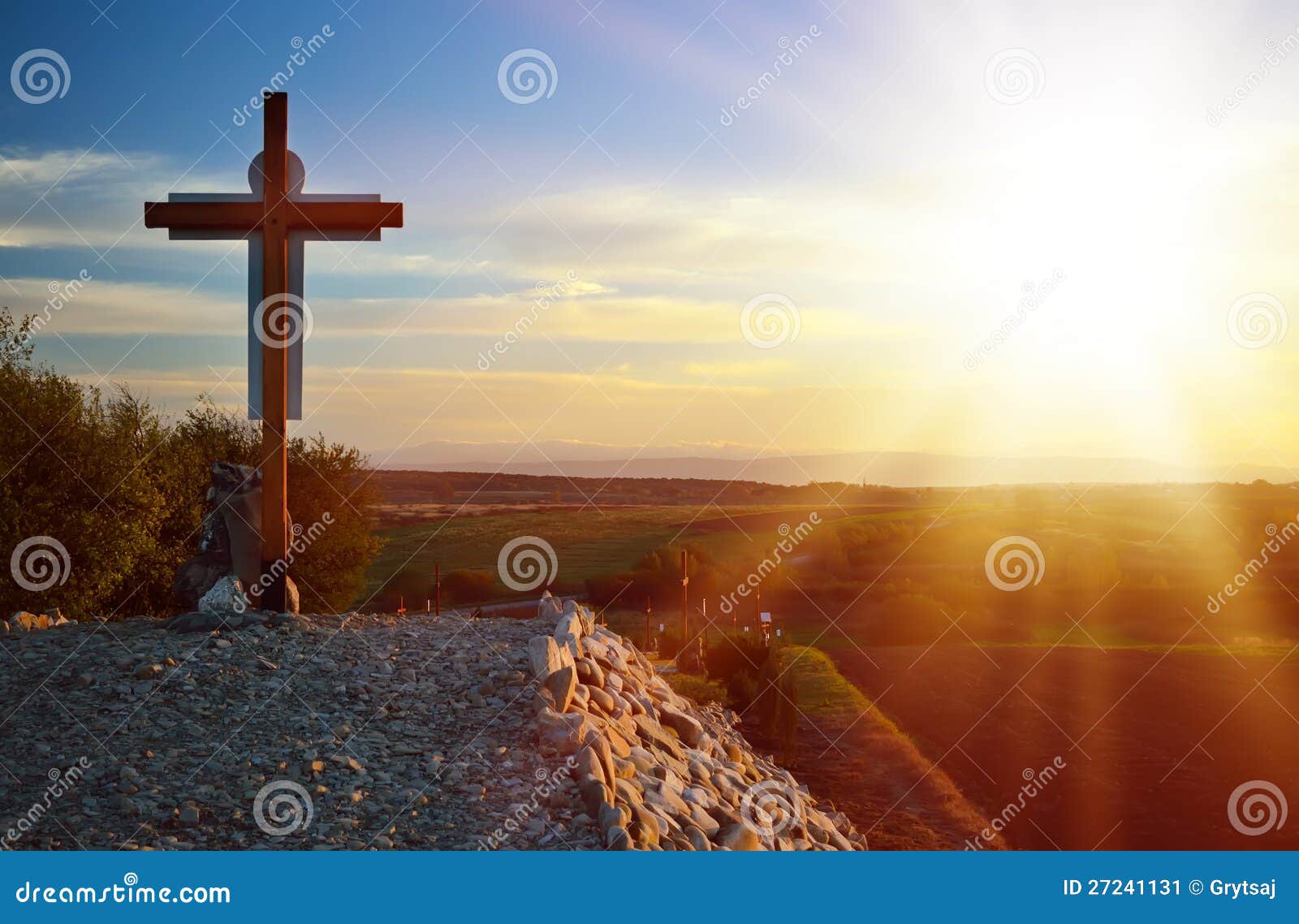 Calvary cross stock image. Image of death, life, hope - 27241131