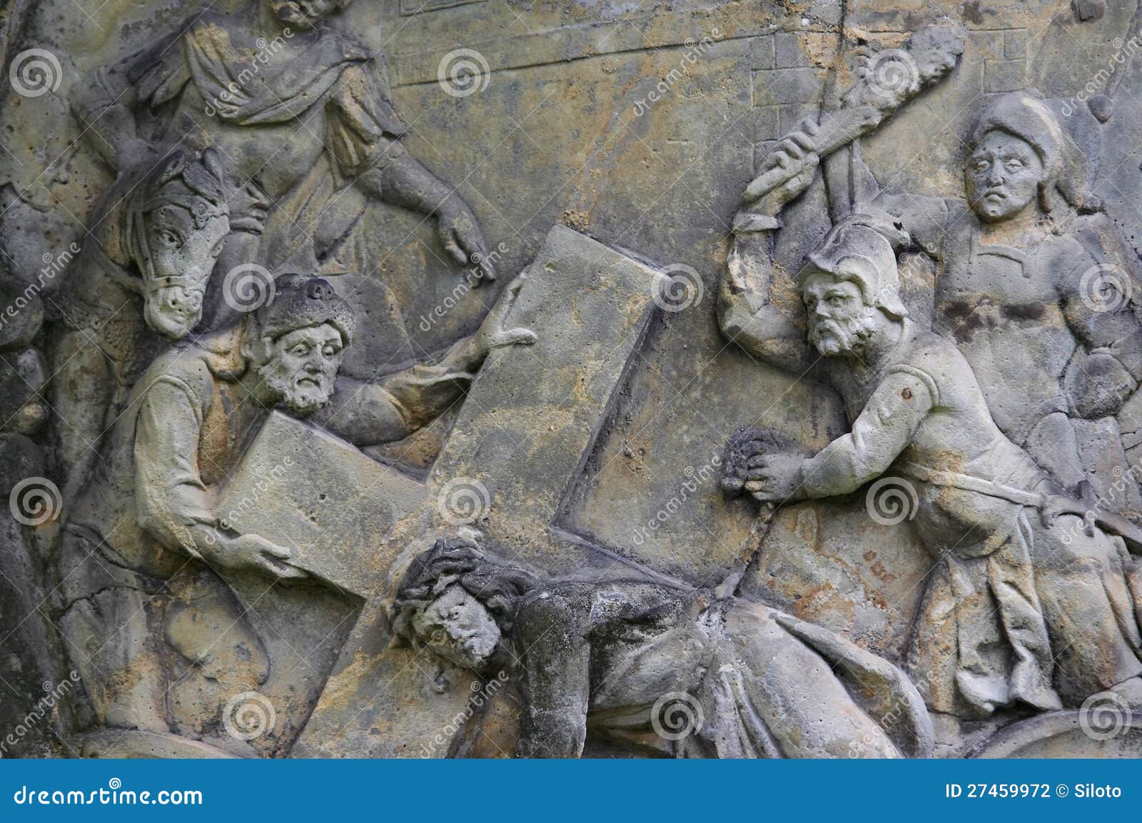 Jesus Falls The Second Time, 7th Stations Of The Cross Stock ...