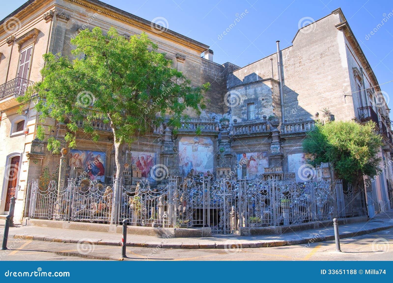 The Calvary of Manduria. Puglia. Italy Stock Photo - Image of facade ...