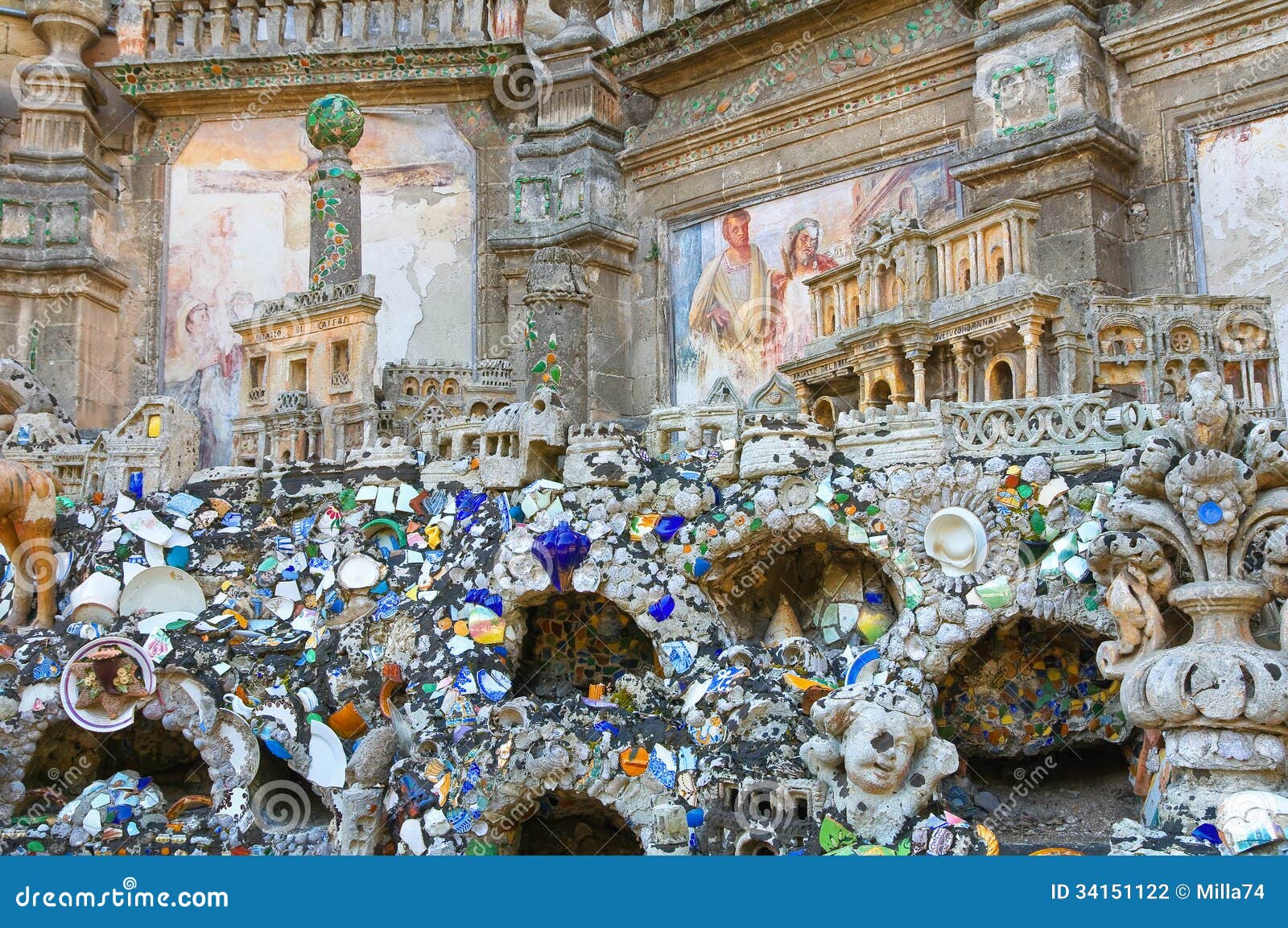 The Calvary of Manduria. Puglia. Italy Stock Photo - Image of macro ...