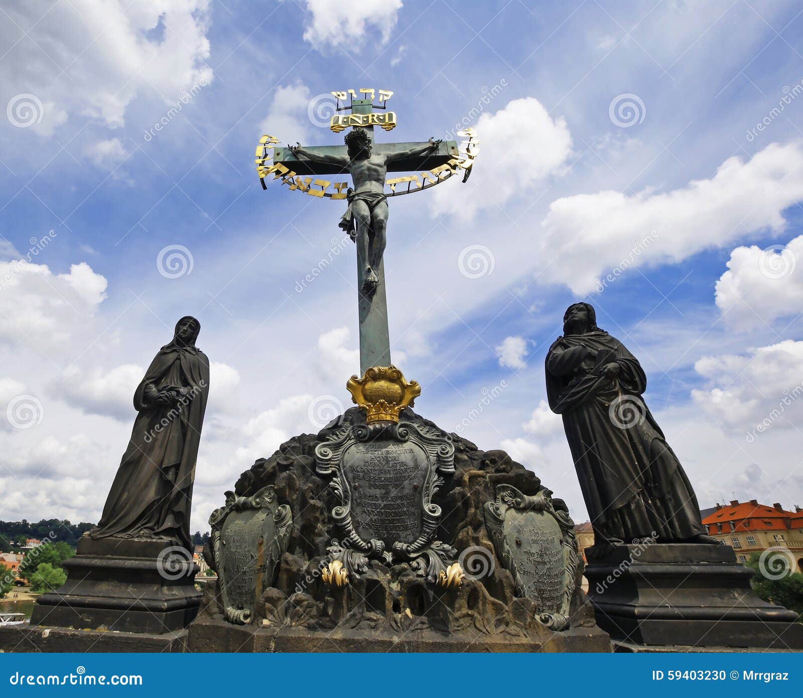 Calvary sculpture stock photo. Image of republic, background - 59403230