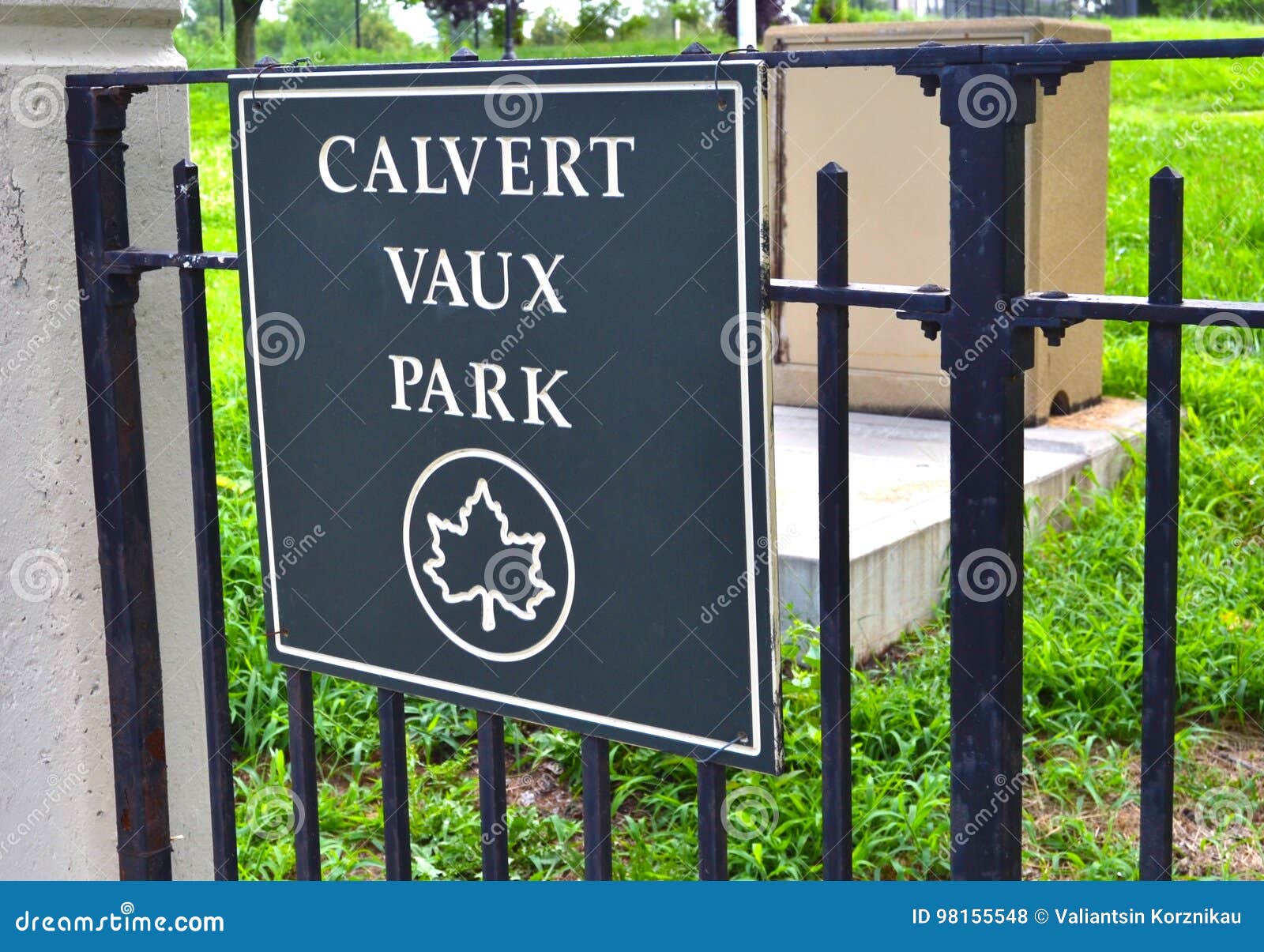 Calvert vaux park redactionele stock foto. Image of kalveren - 98155548