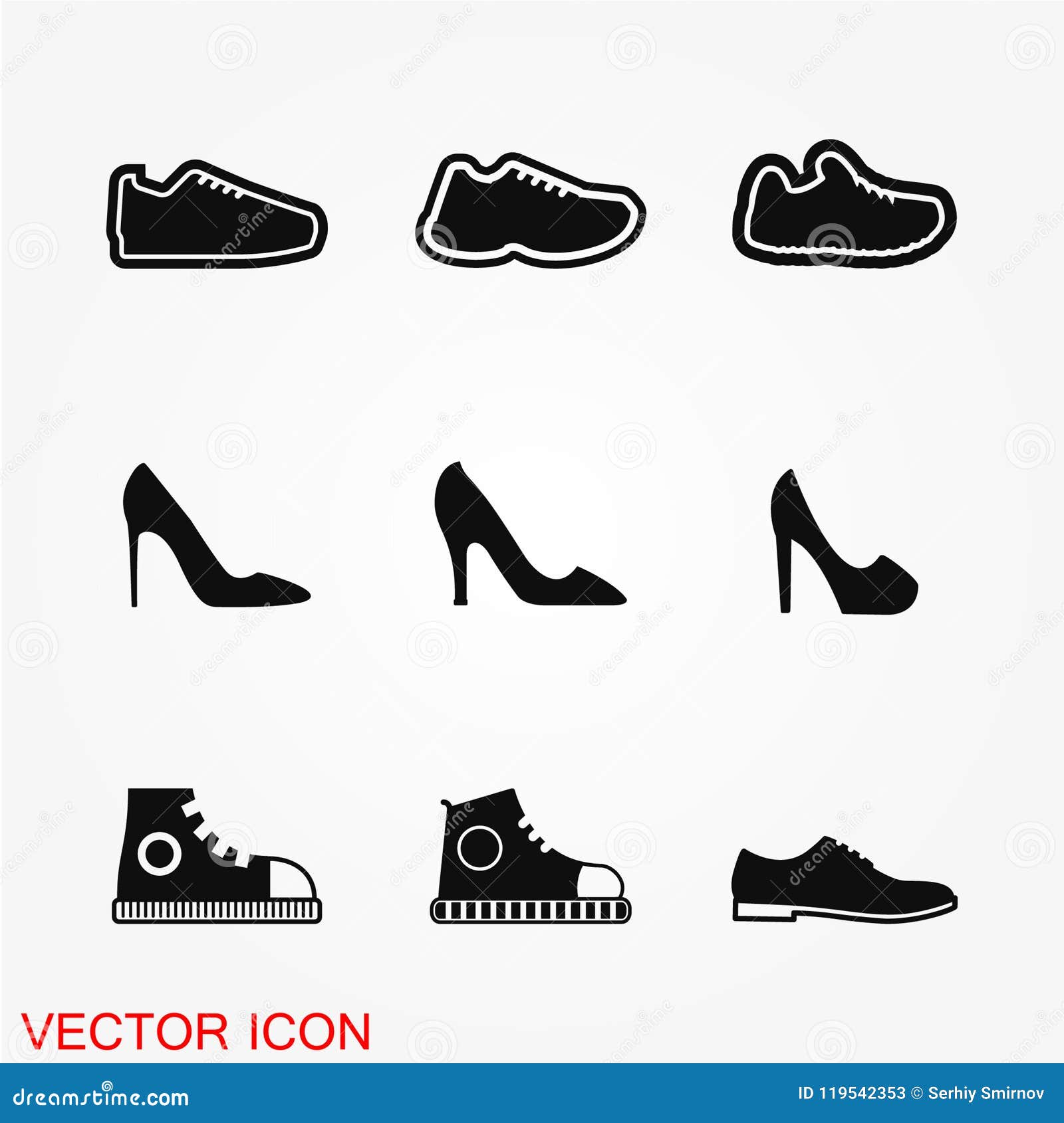 Calza vector del icono ilustración del vector. Ilustración de plano ...