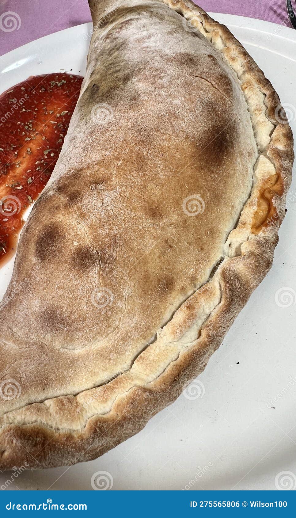 Calzone stock photo. Image of filled, meal, cooked, calzone - 275565806