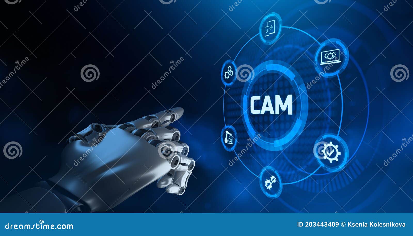 CAM Computer Aided Manufacturing Engineering System Smart Technology ...