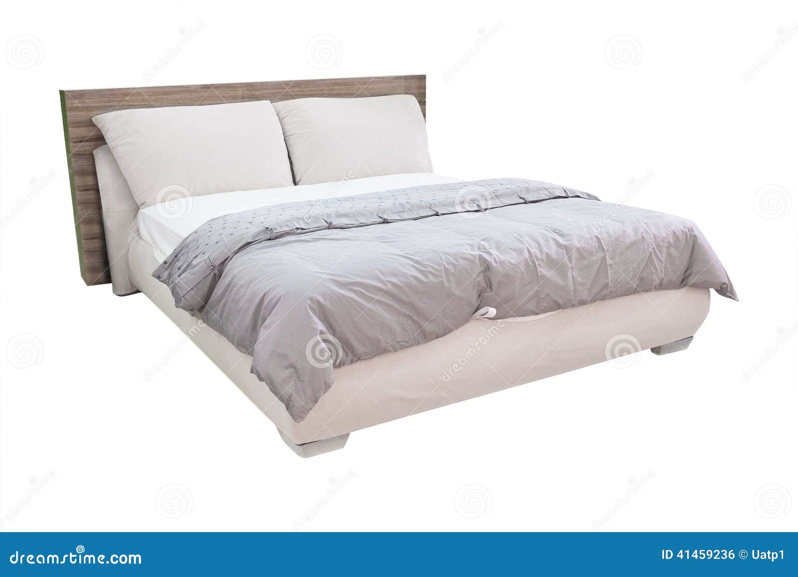 Cama aislada foto de archivo. Imagen de imagen, aislado - 41459236