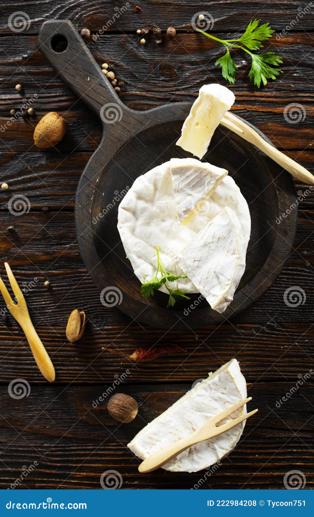Camamber stock photo. Image of brie, block, creamy, dinner - 222984208