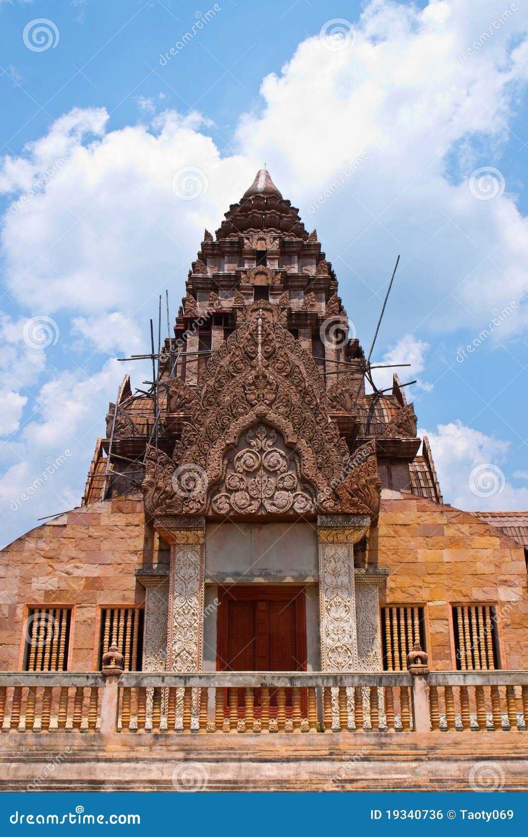 Cambodia castle stock photo. Image of building, heritage - 19340736