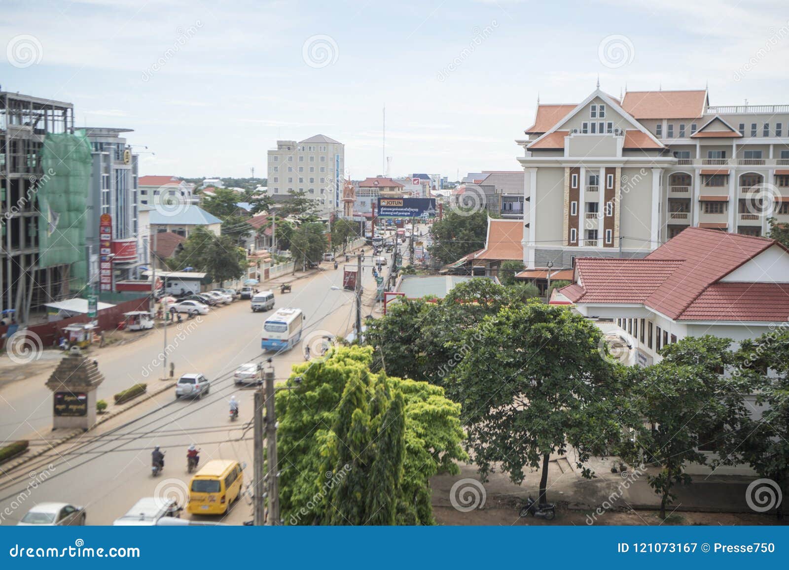 CAMBODIA KAMPONG THOM CITY CENTRE Editorial Photography - Image of ...