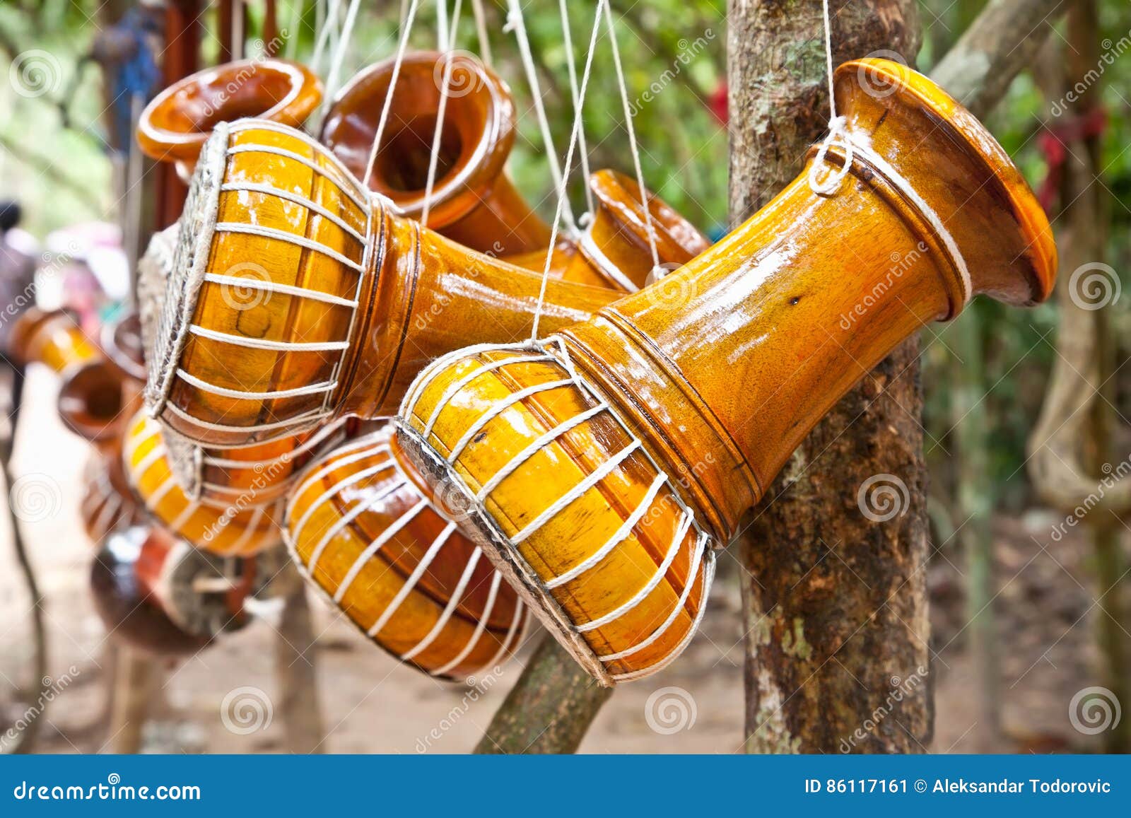 Cambodian Drum Musical Instruments. Stock Image - Image of reap, khmer ...