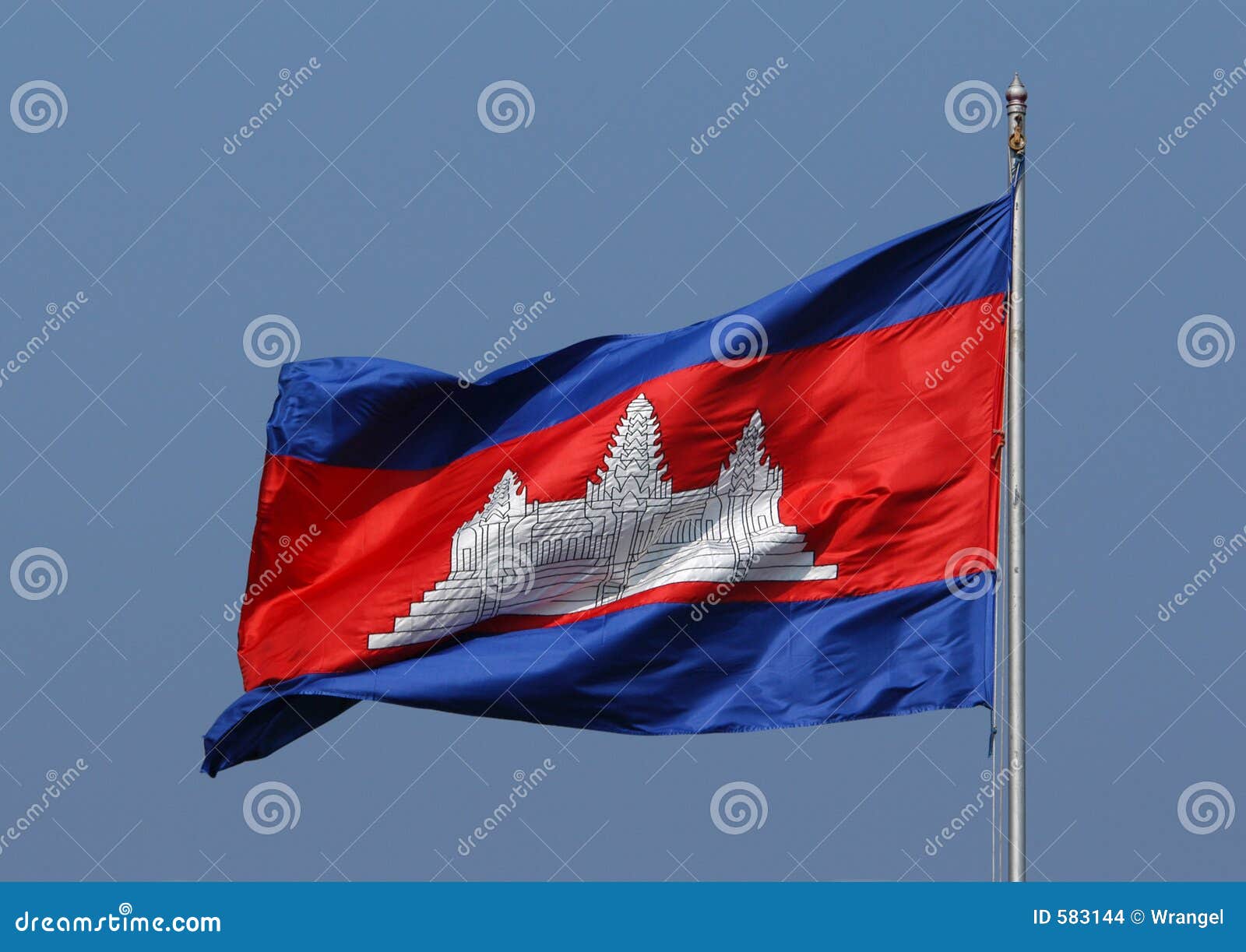 Khmer Republic Flag