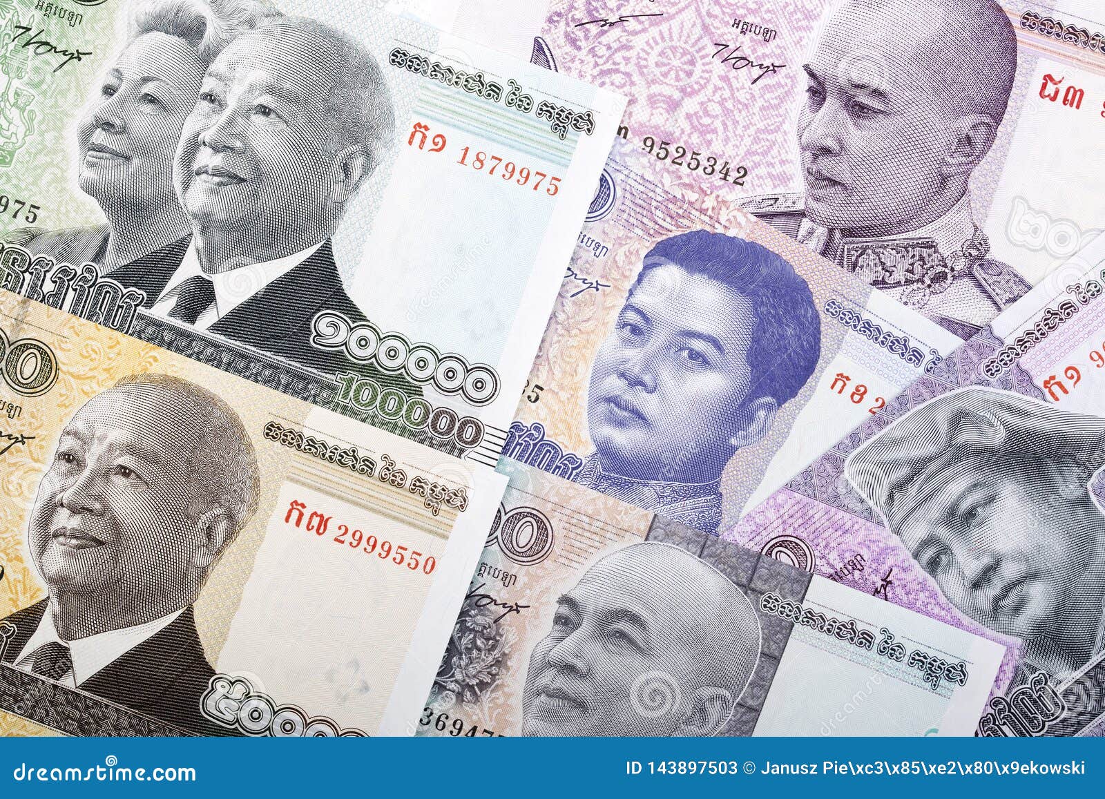 Cambodian Riel a Background Stock Image - Image of cambodian, currency ...