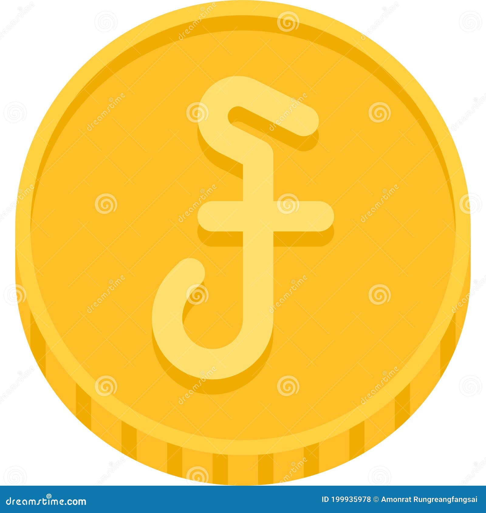 Cambodian Riel Coin Icon, Currency of Cambodia Stock Vector ...