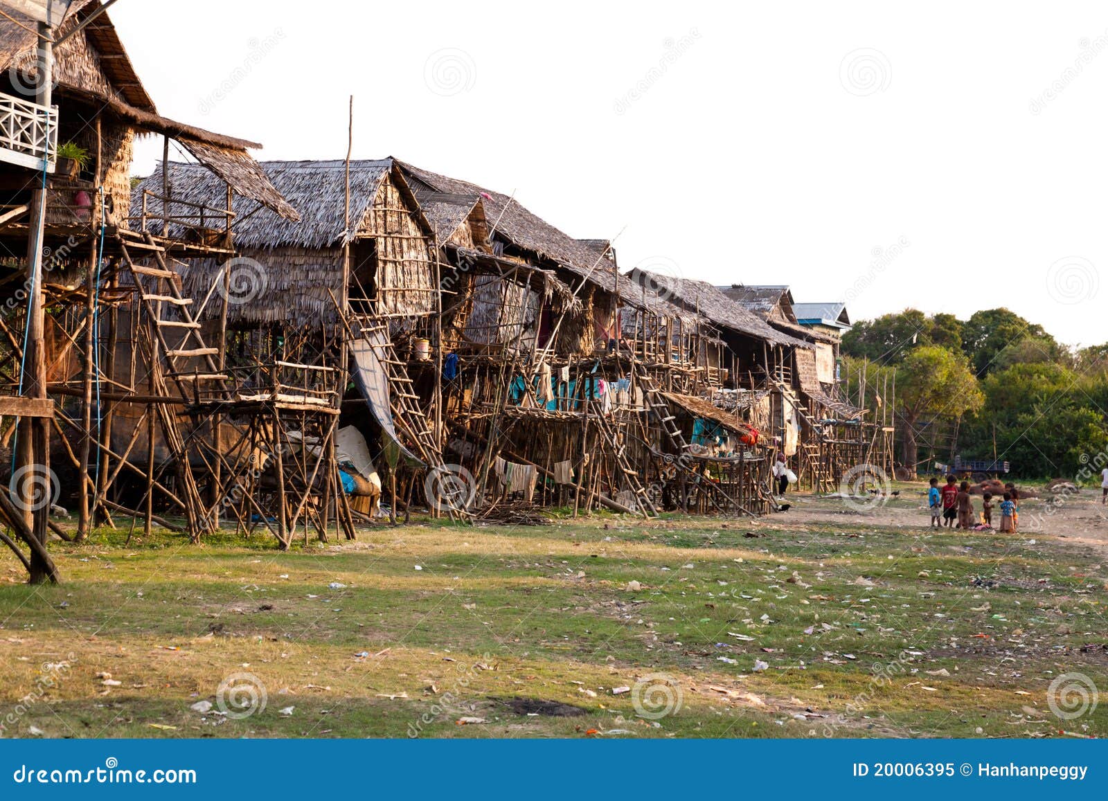 Cambodian village editorial image. Image of reap, scene - 20006395