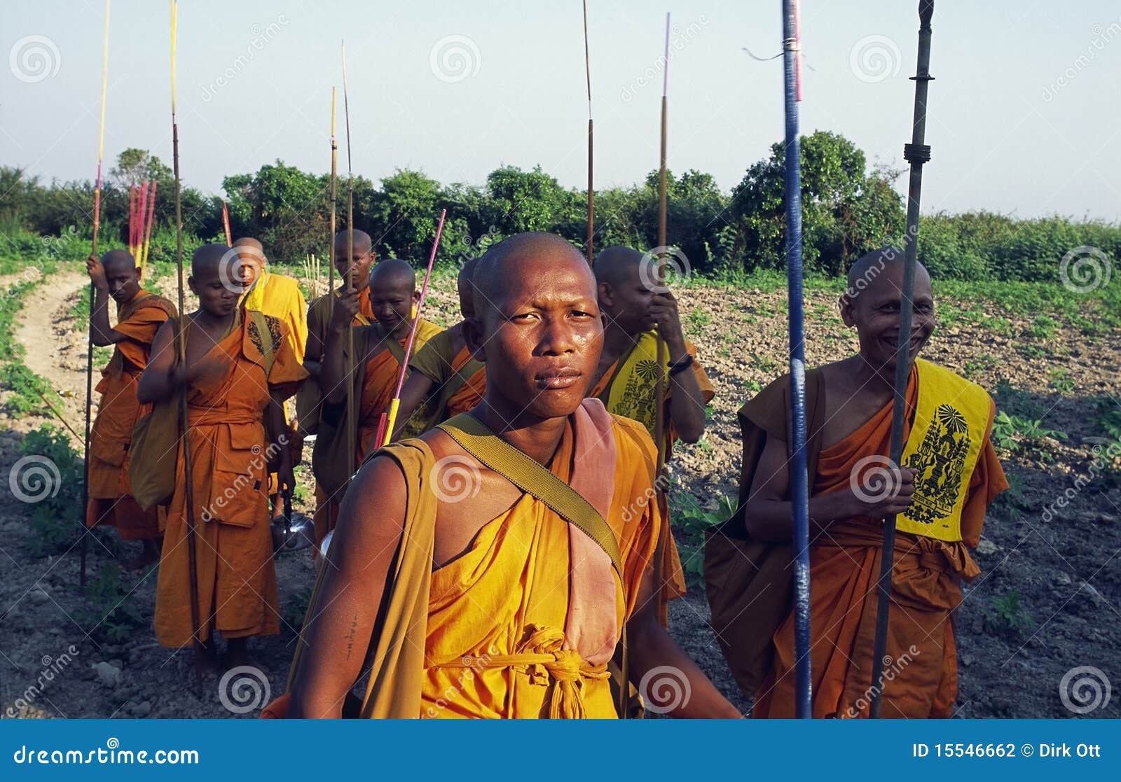 Cambodjaanse Boeddhistische Monniken Redactionele Fotografie - Image of ...