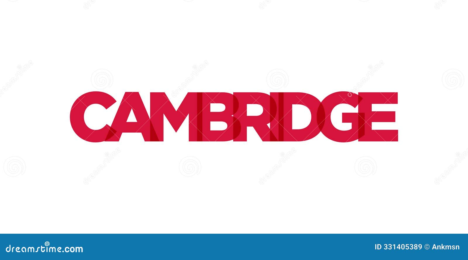 Cambridge in the Canada Emblem. the Design Features a Geometric Style ...