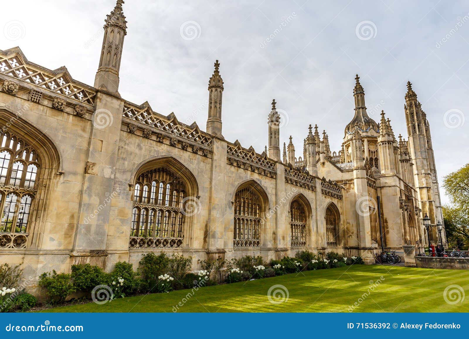 Cambridge in spring stock photo. Image of frame, morning - 71536392