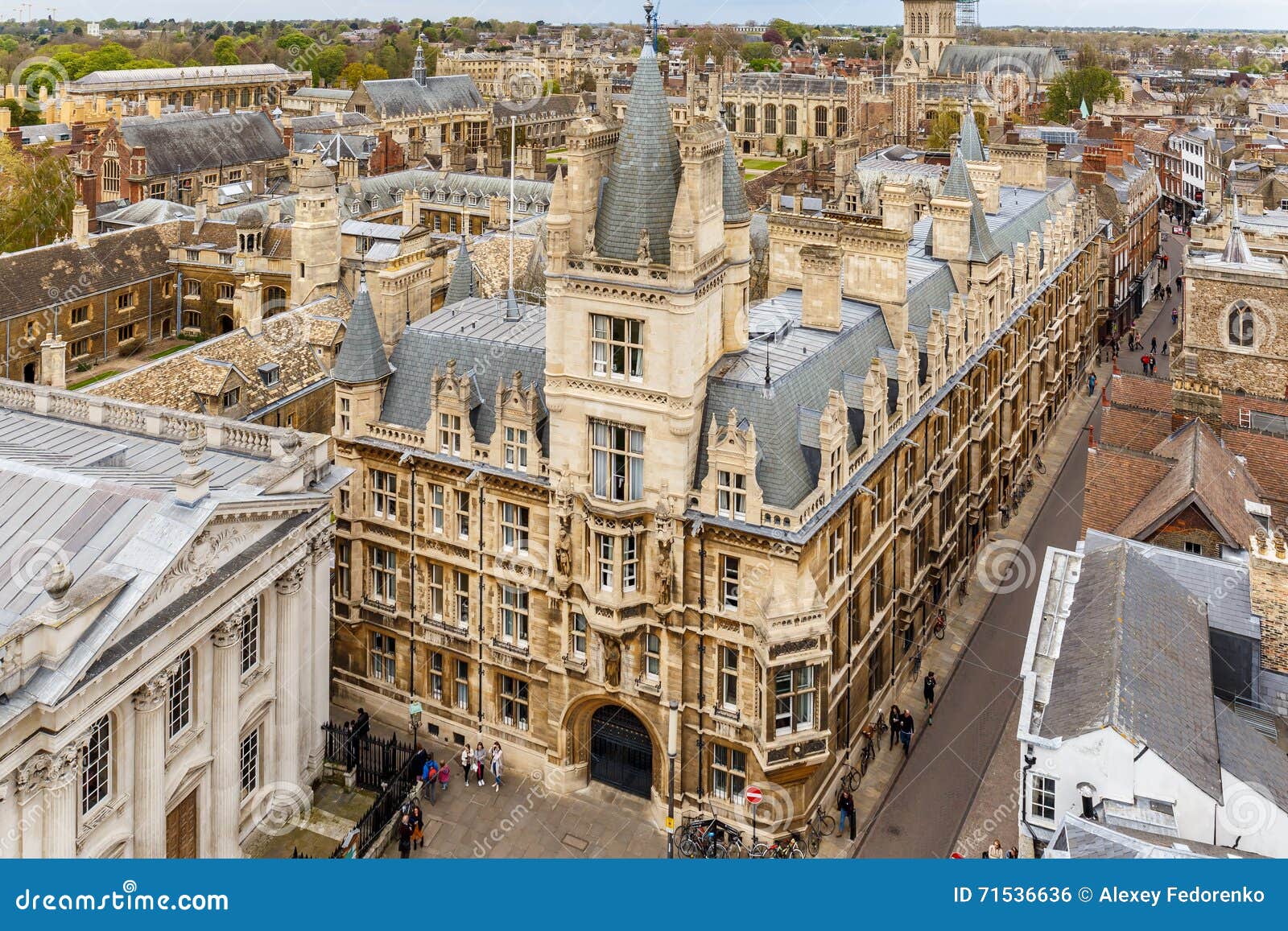Cambridge in spring stock photo. Image of senate, classic - 71536636