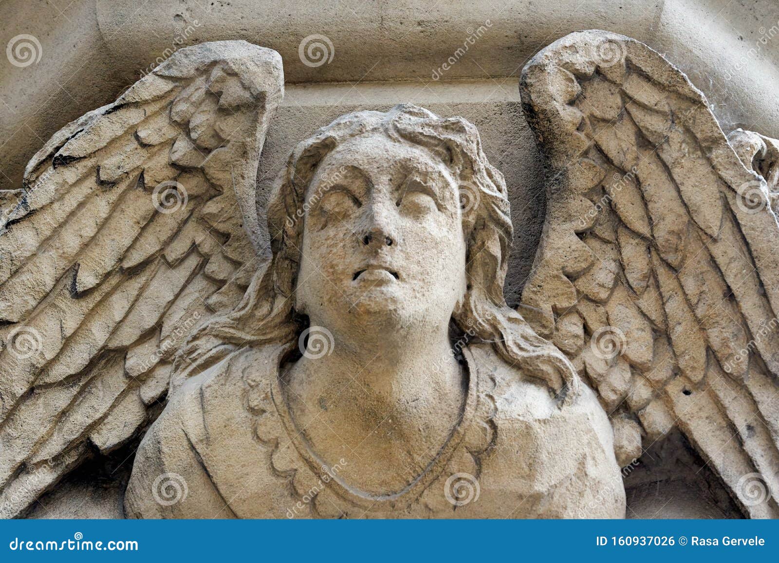 Angel Wall Architecture Royalty-Free Stock Photography | CartoonDealer ...