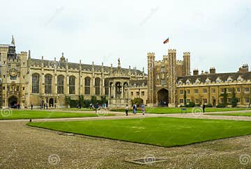 Cambridge University Campus Stock Photo - Image of ancient ...