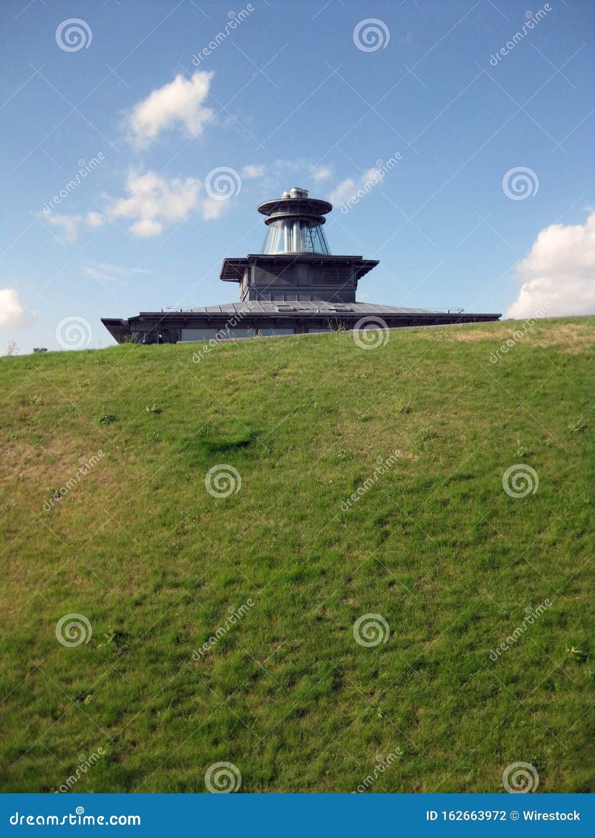 Cambridge University Maths Building and Hill Stock Photo - Image of ...