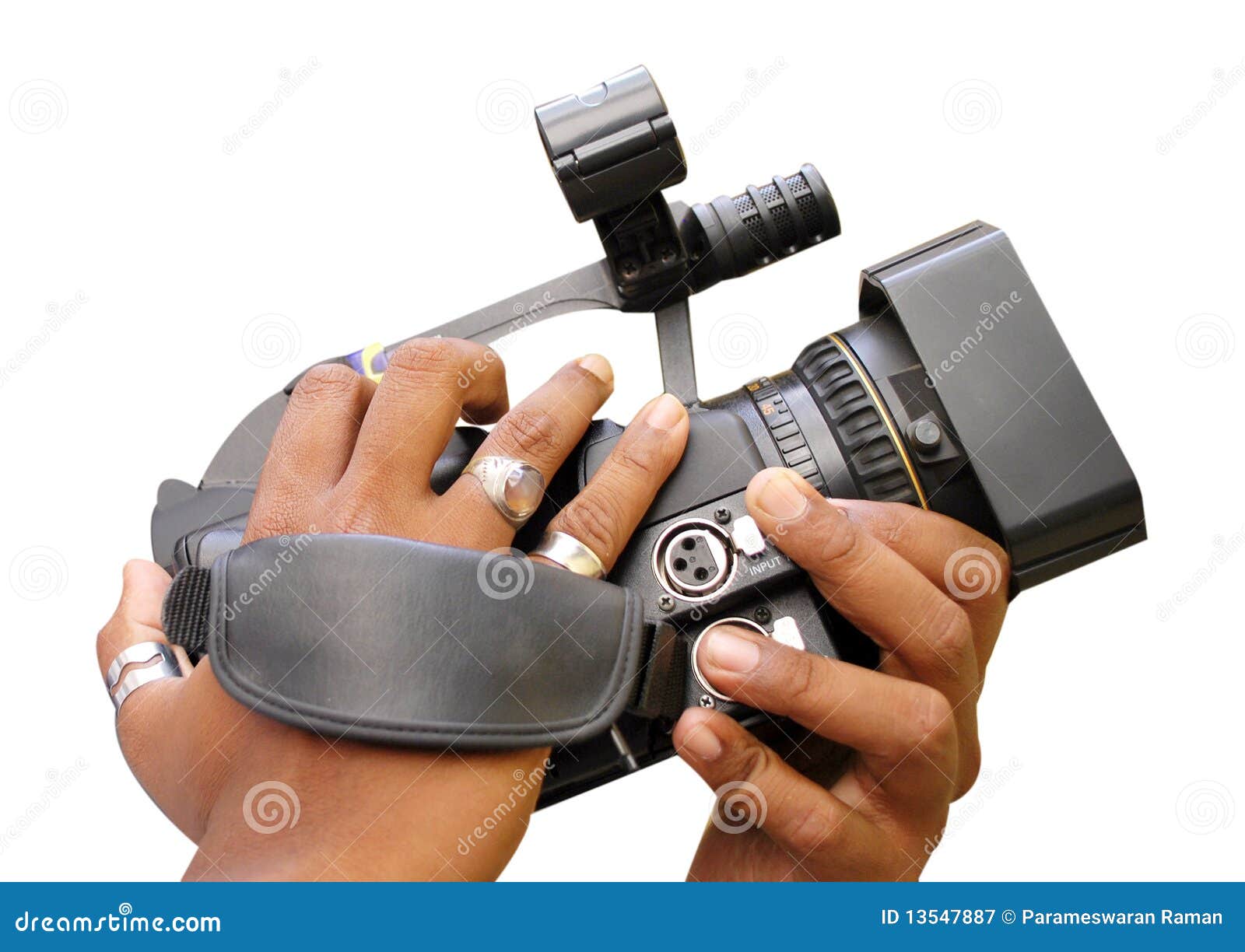 Camcorder stock image. Image of cinema, isolated, memory - 13547887