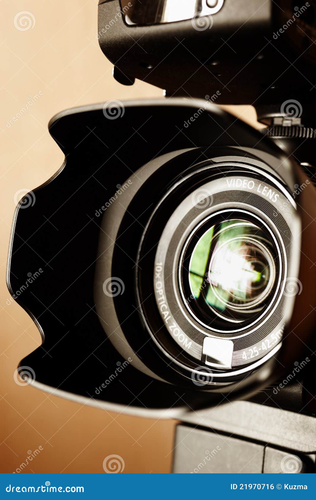 Camcorder stock photo. Image of hood, black, camera, reflection - 21970716