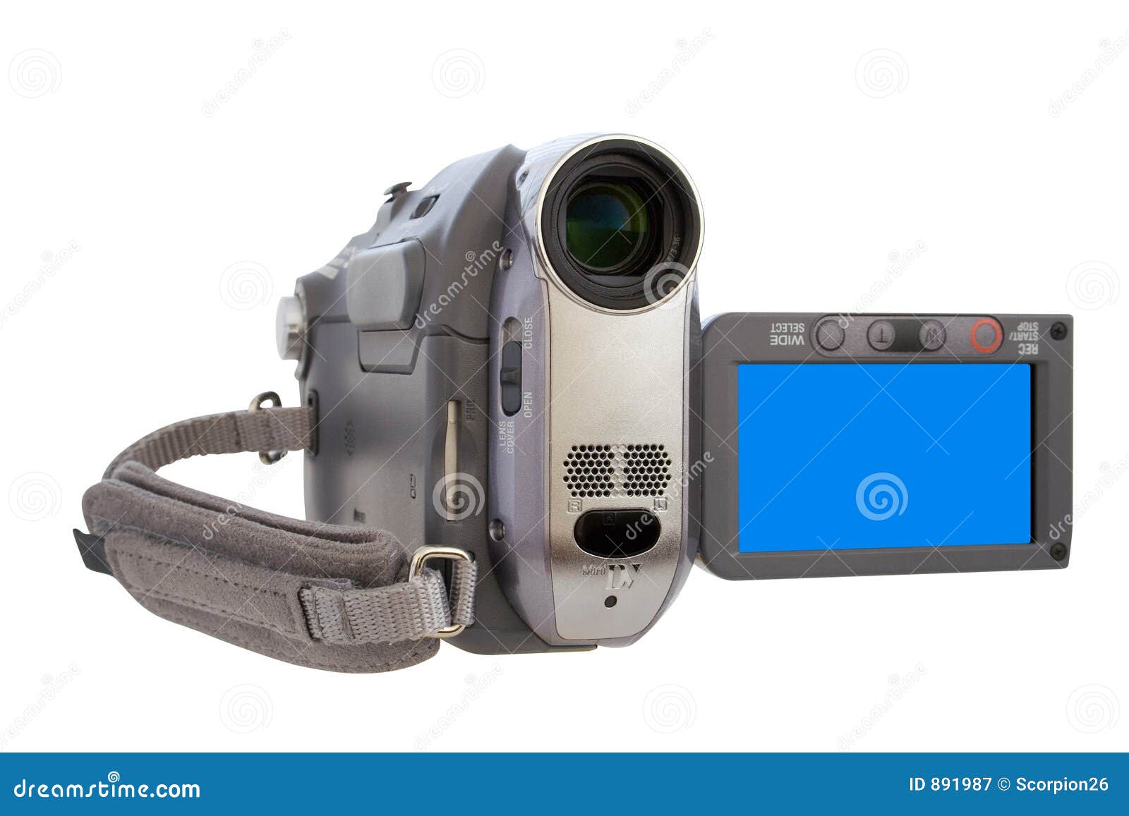 Camcorder stock image. Image of entertainment, tape, angle - 891987