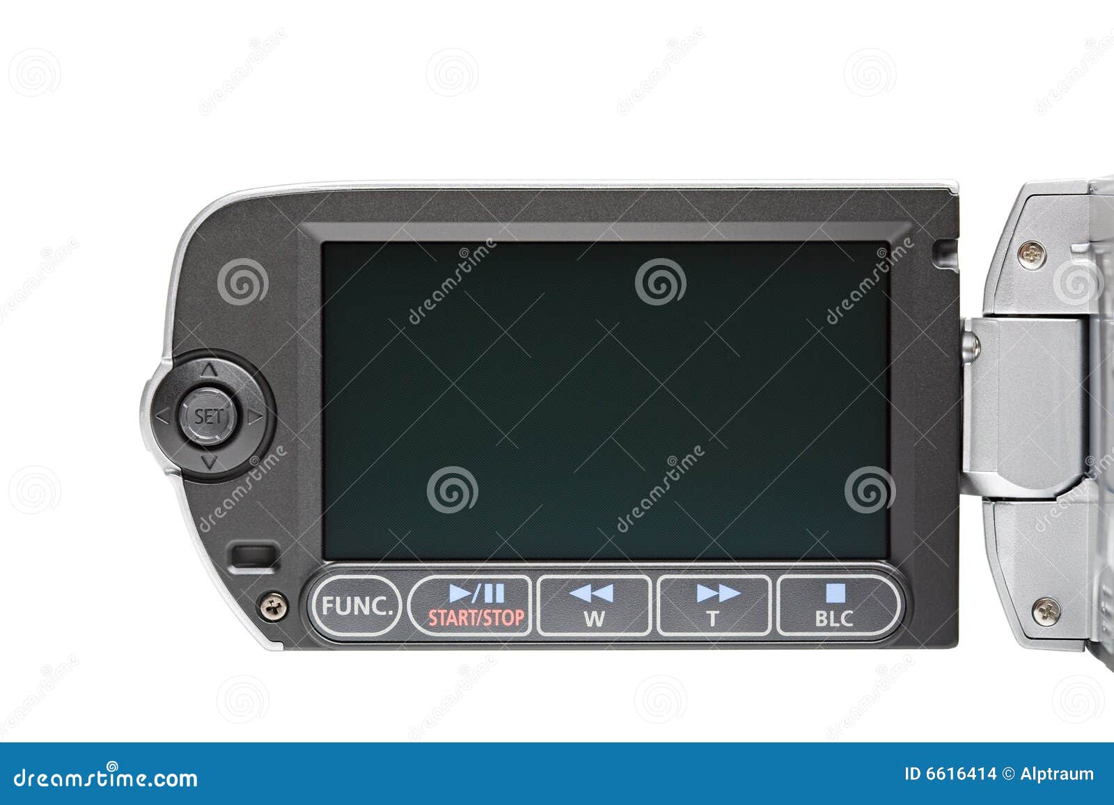 Camcorder LCD Menu Isolated Stock Photo - Image of camcorder, modern ...