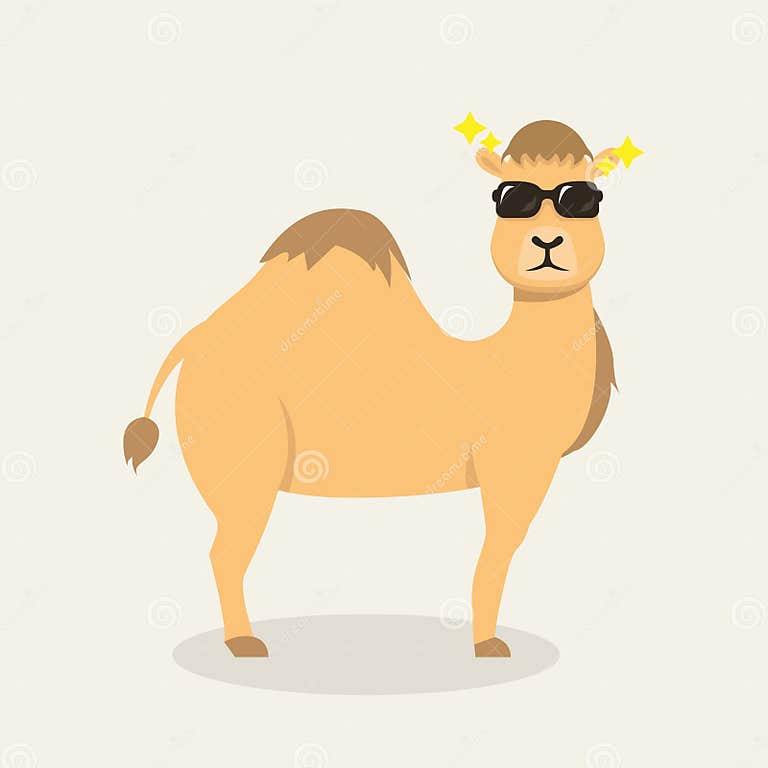 Angry Looking Camel Mascot Design Stock Vector - Illustration of ...